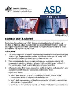 Essential Eight Explained - MySecurity Marketplace