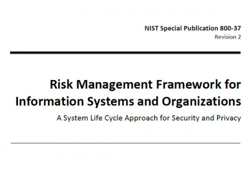 Risk Management Framework for Information Systems and Organizations