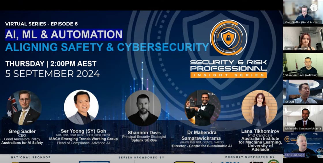Ai Ml And Automation Aligning Safety And Cybersecurity Episode 6 Mysecurity Marketplace