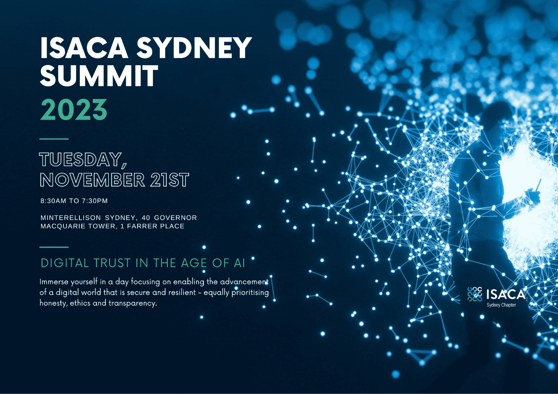 ISACA Sydney Chapter One Day Summit: Digital Trust in the Age of AI ...